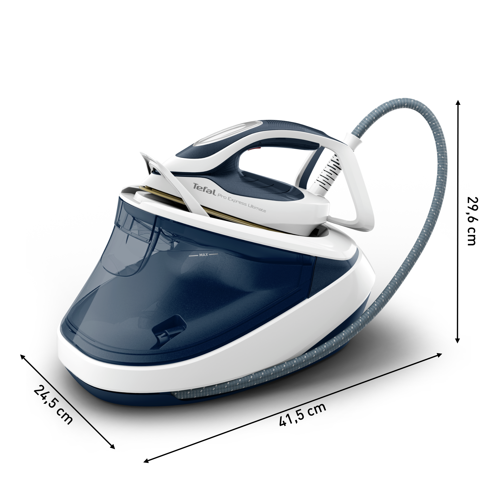 Tefal เตารีดแรงดันไอน้ำพลังสูง PRO EXPRESS ULTIMATE II 7.7 บาร์ รุ่น ...